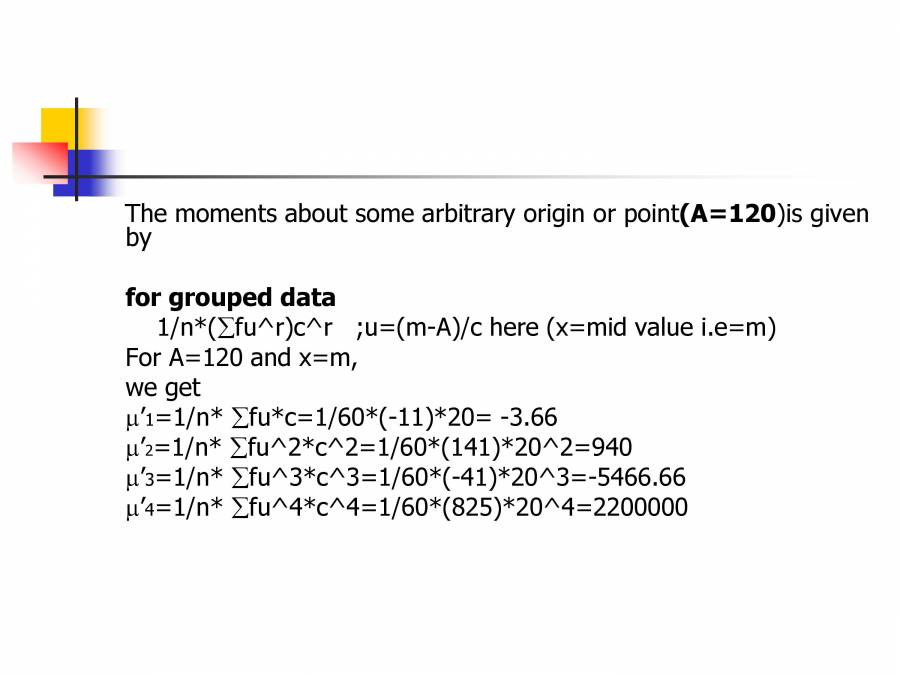 Moment - PowerPoint Slides - LearnPick India