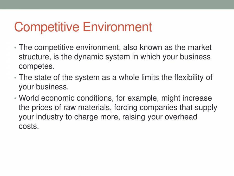 Business Environment - PowerPoint Slides - LearnPick India