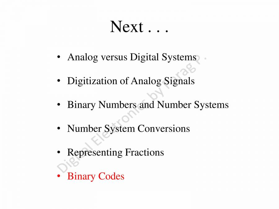 Digital Systems Introduction - PowerPoint Slides - LearnPick India