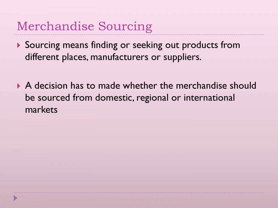 Merchandise Planning - PowerPoint Slides - LearnPick India