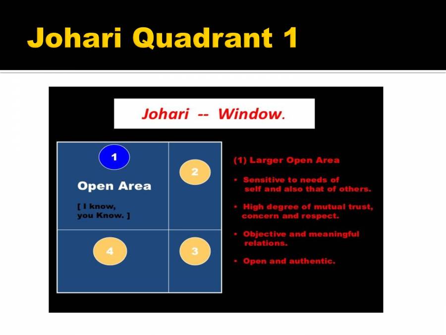 Johari Window - PowerPoint Slides - LearnPick India