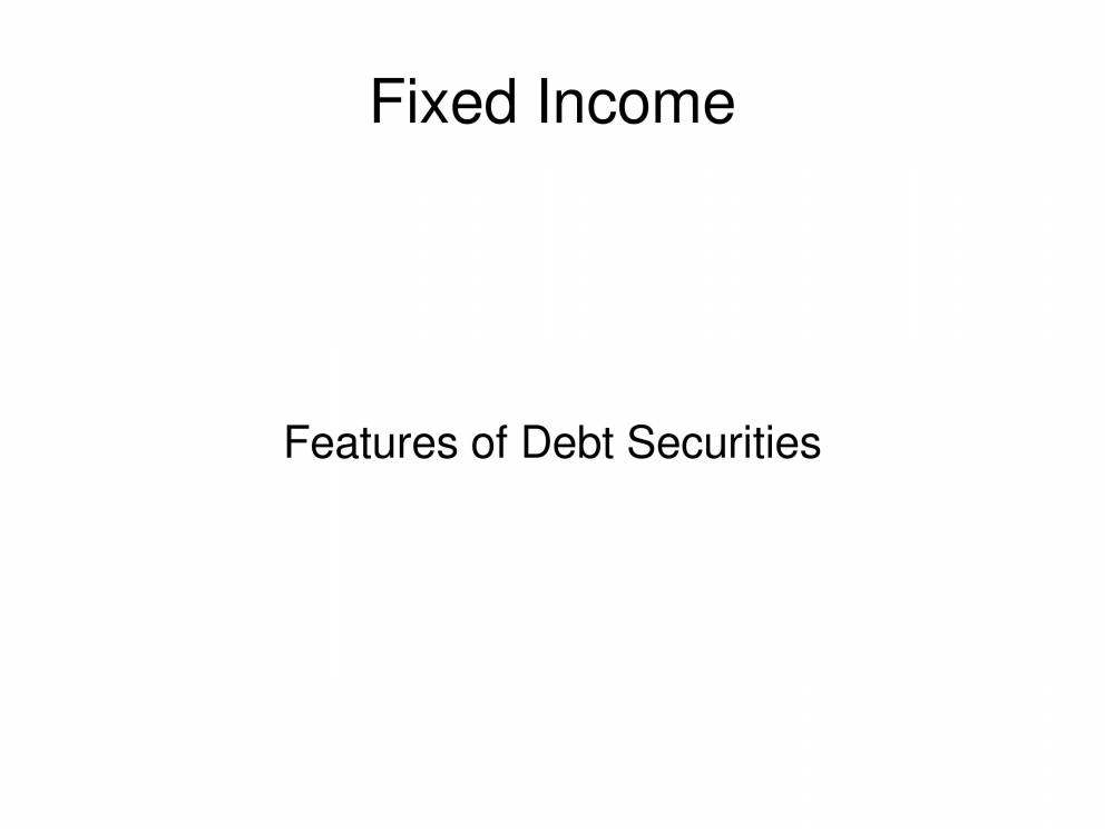 Fixed Income - PowerPoint Slides - LearnPick India