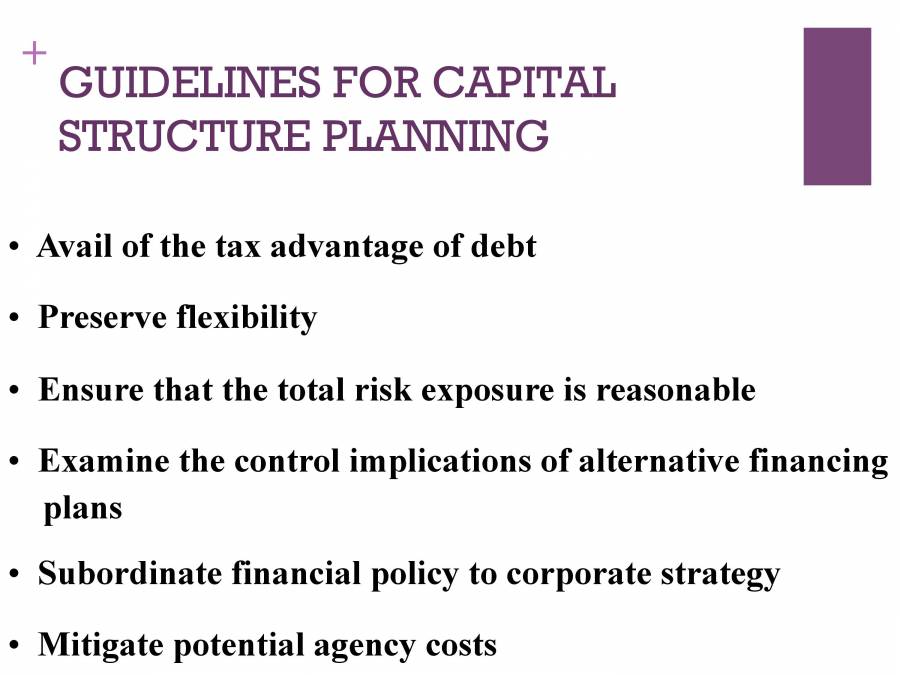 Capital Structure - PowerPoint Slides - LearnPick India