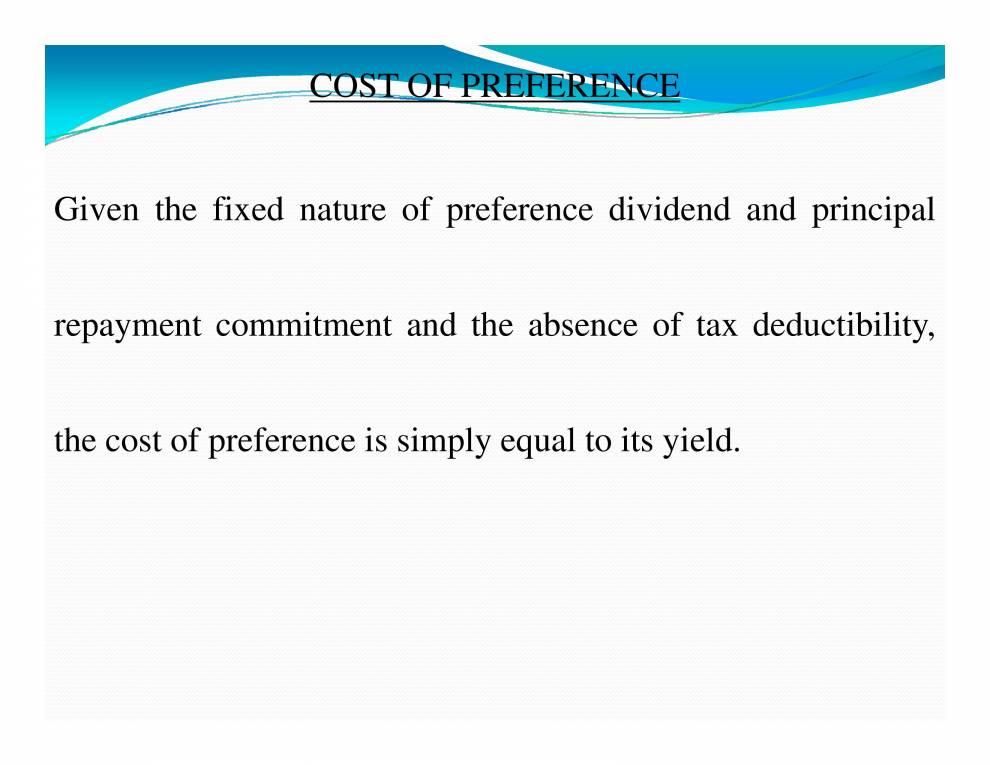 Cost Of Capital - PowerPoint Slides - LearnPick India