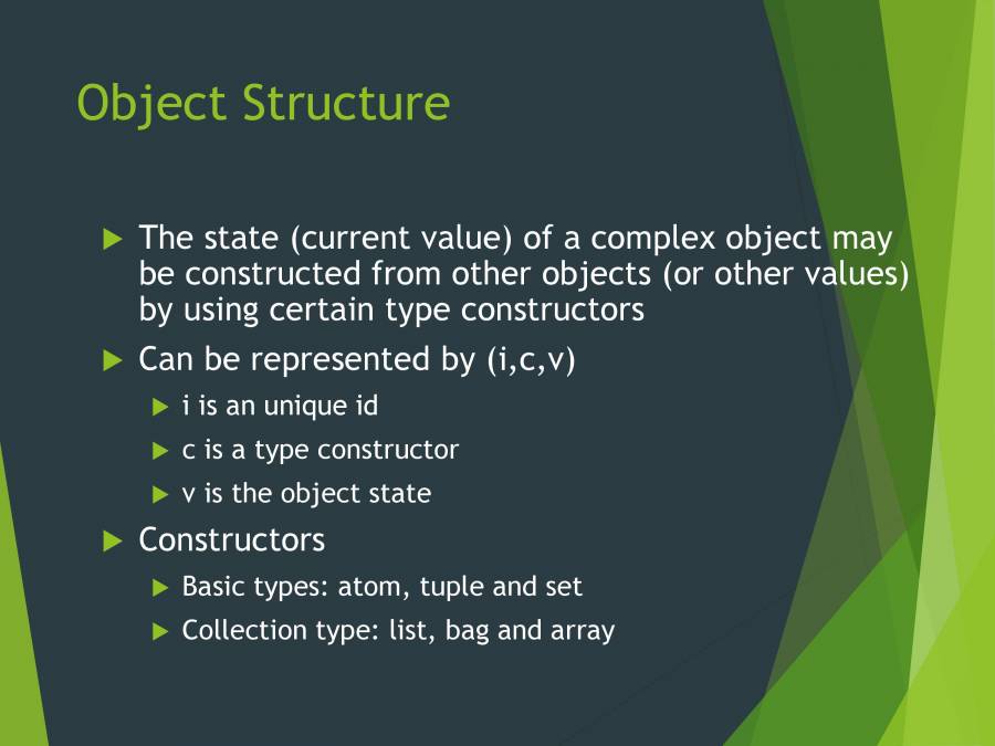 Object Oriented Database Powerpoint Slides Learnpick India