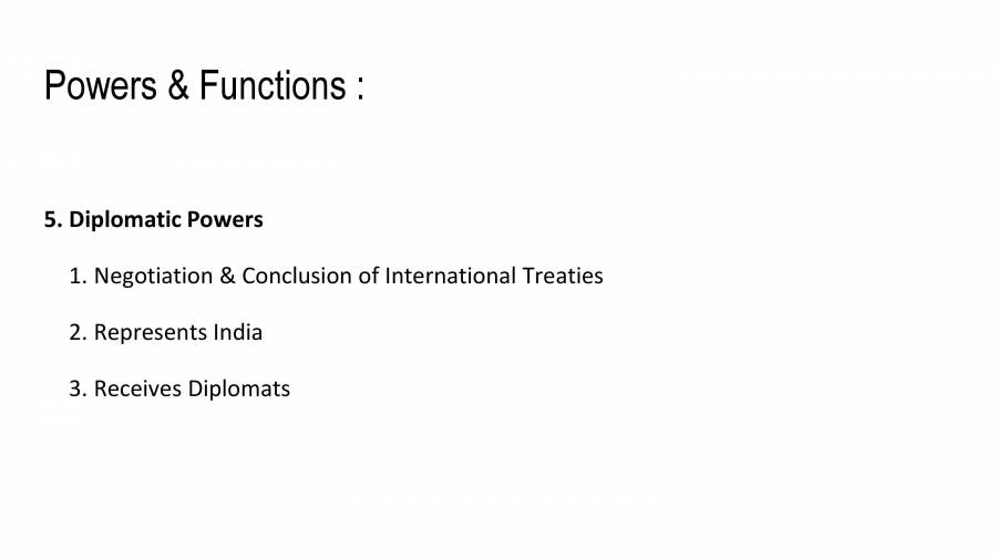 President - PowerPoint Slides - LearnPick India