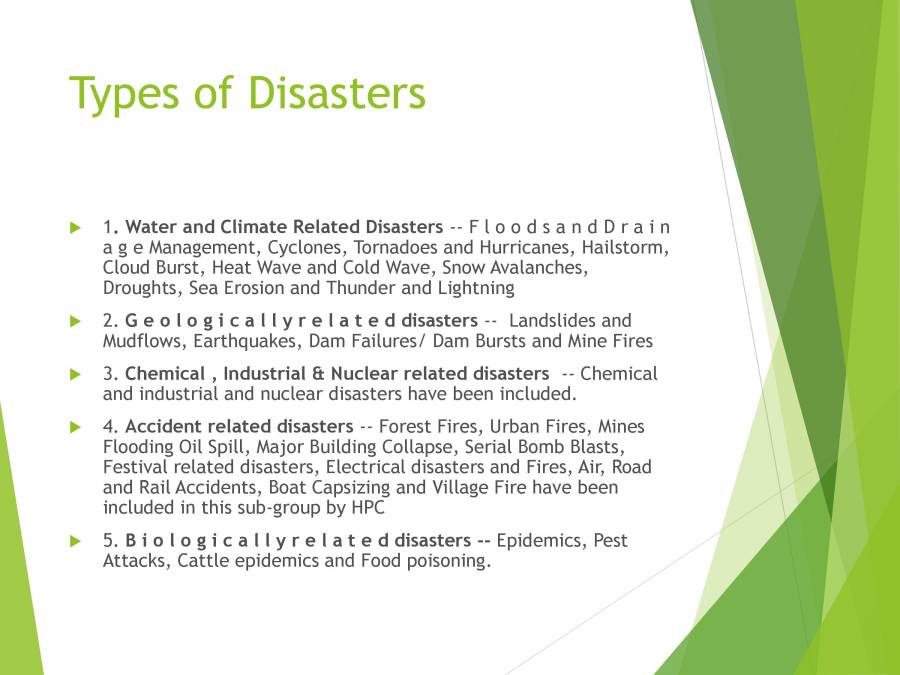 Disaster Management - PowerPoint Slides - LearnPick India