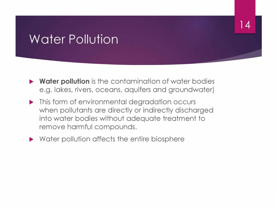 Environmental Pollution - PowerPoint Slides - LearnPick India