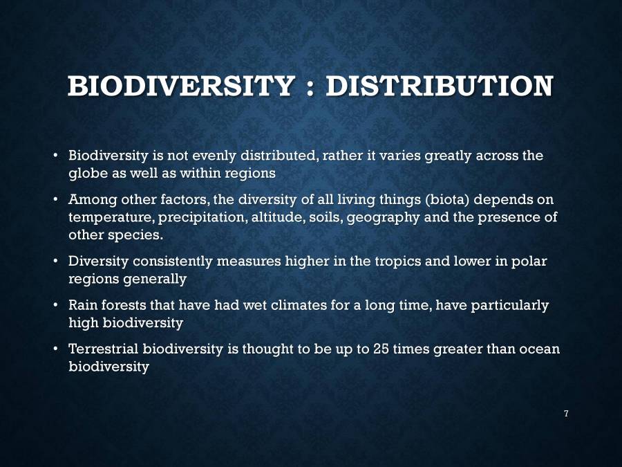 Biodiversity - PowerPoint Slides - LearnPick India