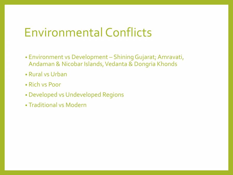 Environmental Issues : India - PowerPoint Slides - LearnPick India