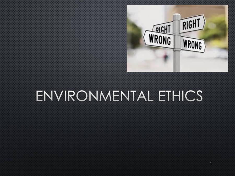 Environmental Ethics Ppt