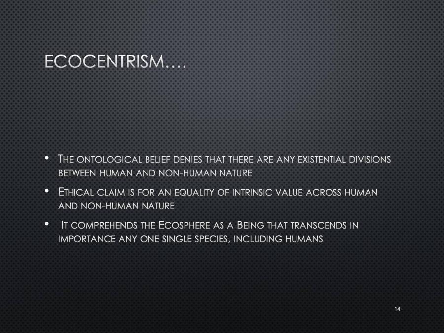 Environmental Ethics - PowerPoint Slides - LearnPick India