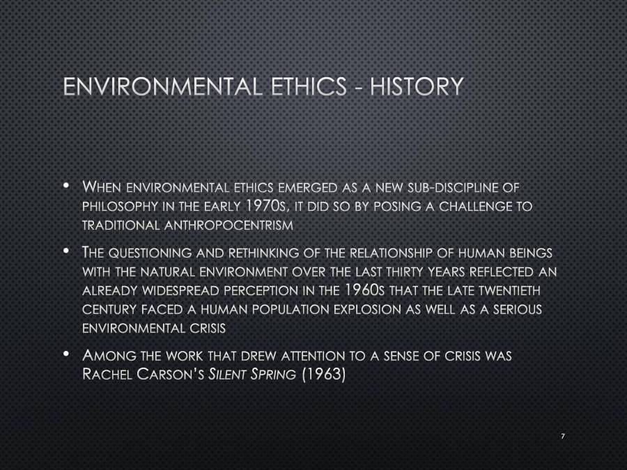 Environmental Ethics - PowerPoint Slides - LearnPick India