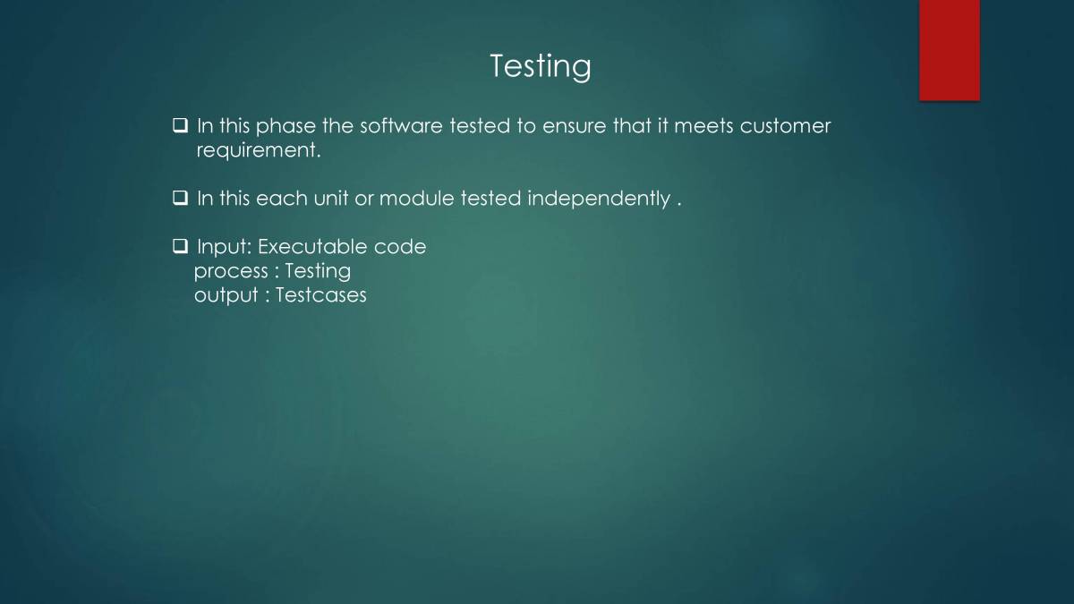 Software Testing - PowerPoint Slides - LearnPick India