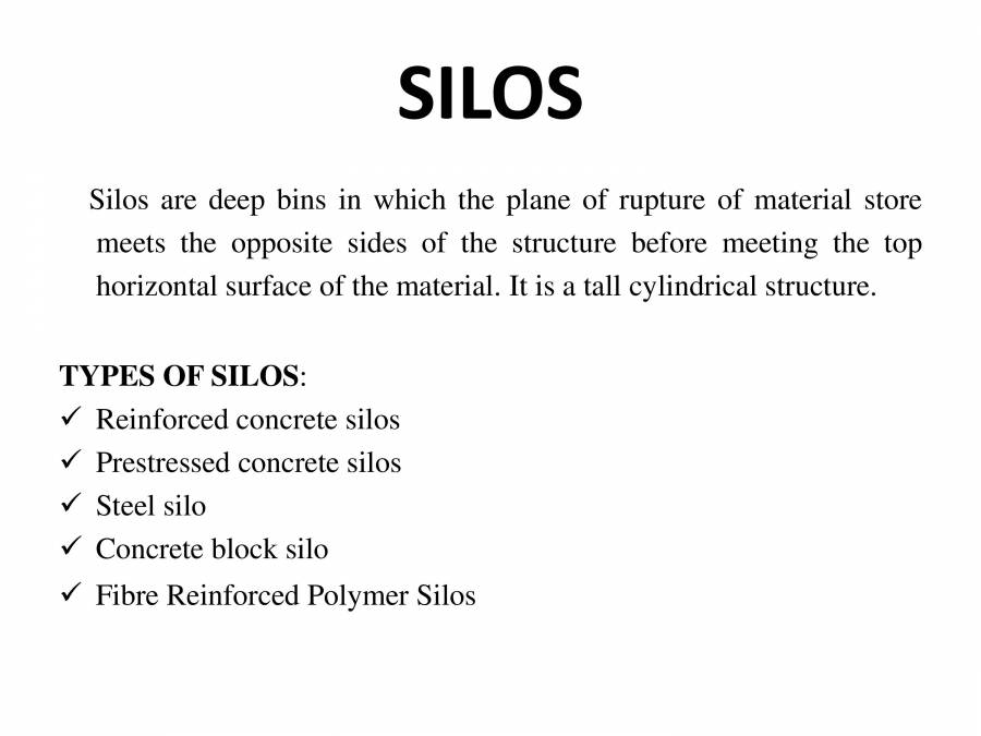 Types Of Silos - PowerPoint Slides - LearnPick India