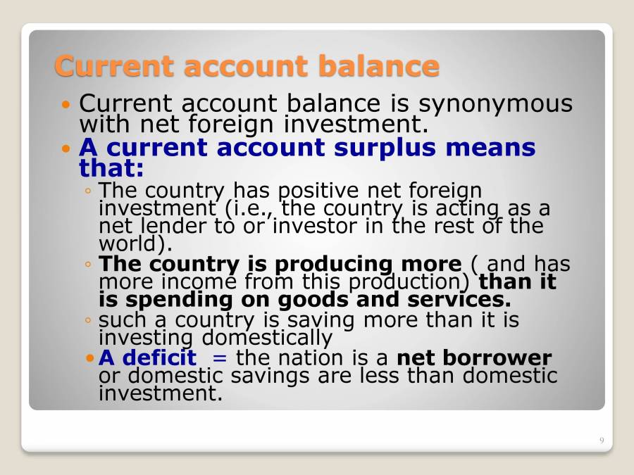 Balance Of Payment - PowerPoint Slides - LearnPick India