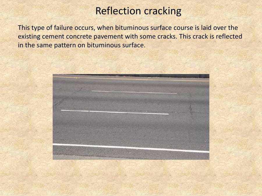 Types Of Pavement Failures - PowerPoint Slides - LearnPick India