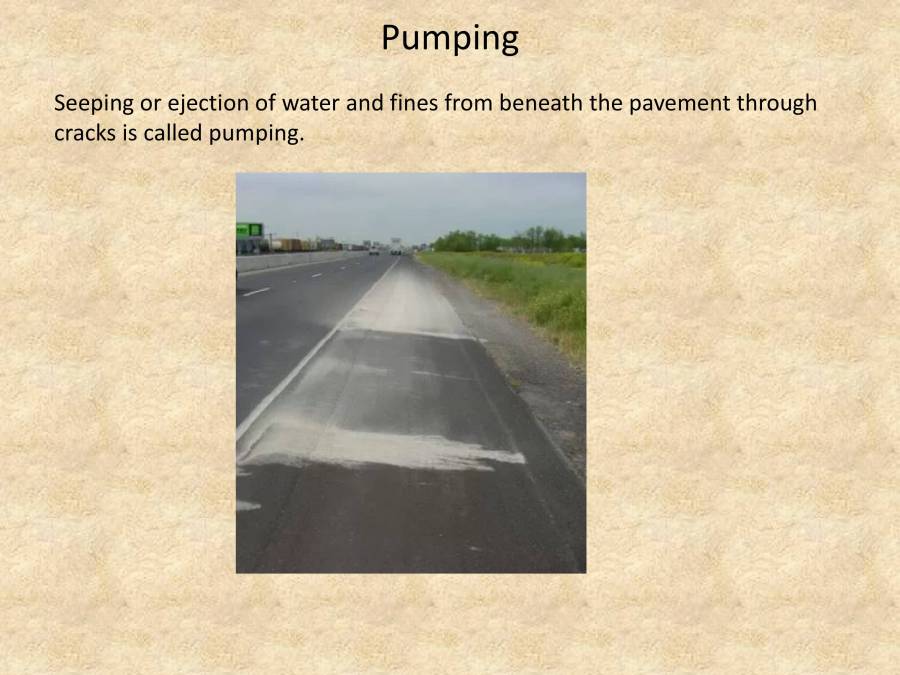 Types Of Pavement Failures - PowerPoint Slides - LearnPick India