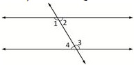 In the figure, according to Euclid's 5th postulate, what is the pair of ...