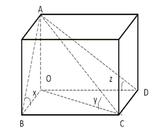 In the given figure, from three vertices of a cuboid, point A was ...